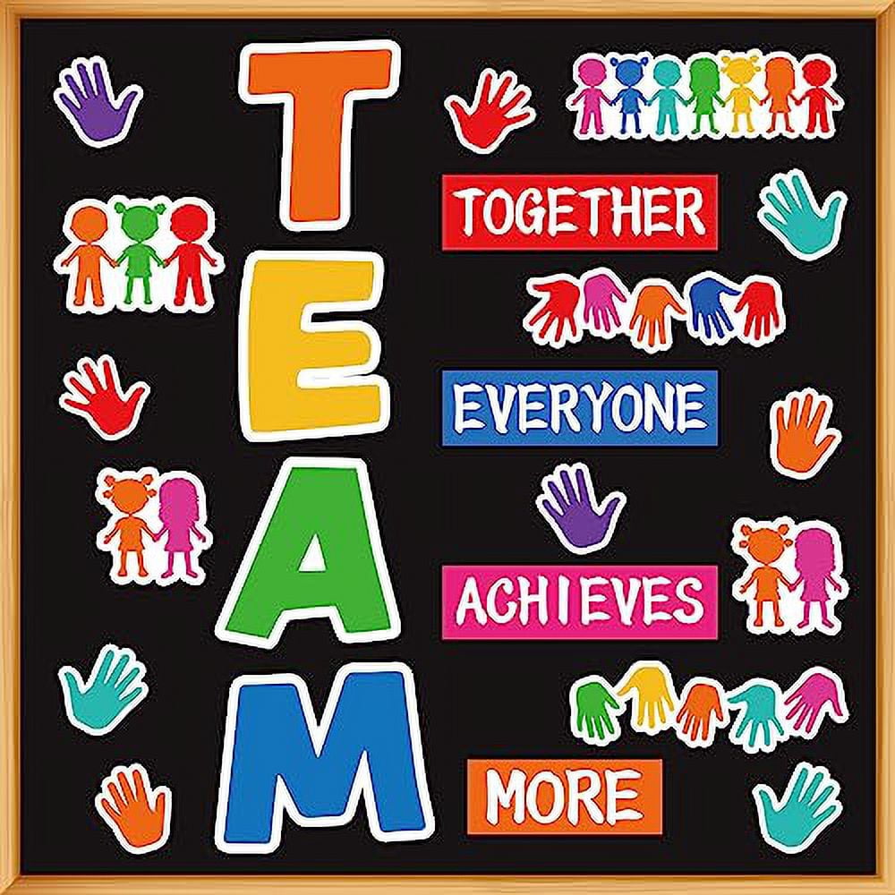Team Bulletin Board Decoration Set Welcome Classroom Bulletin Board ...