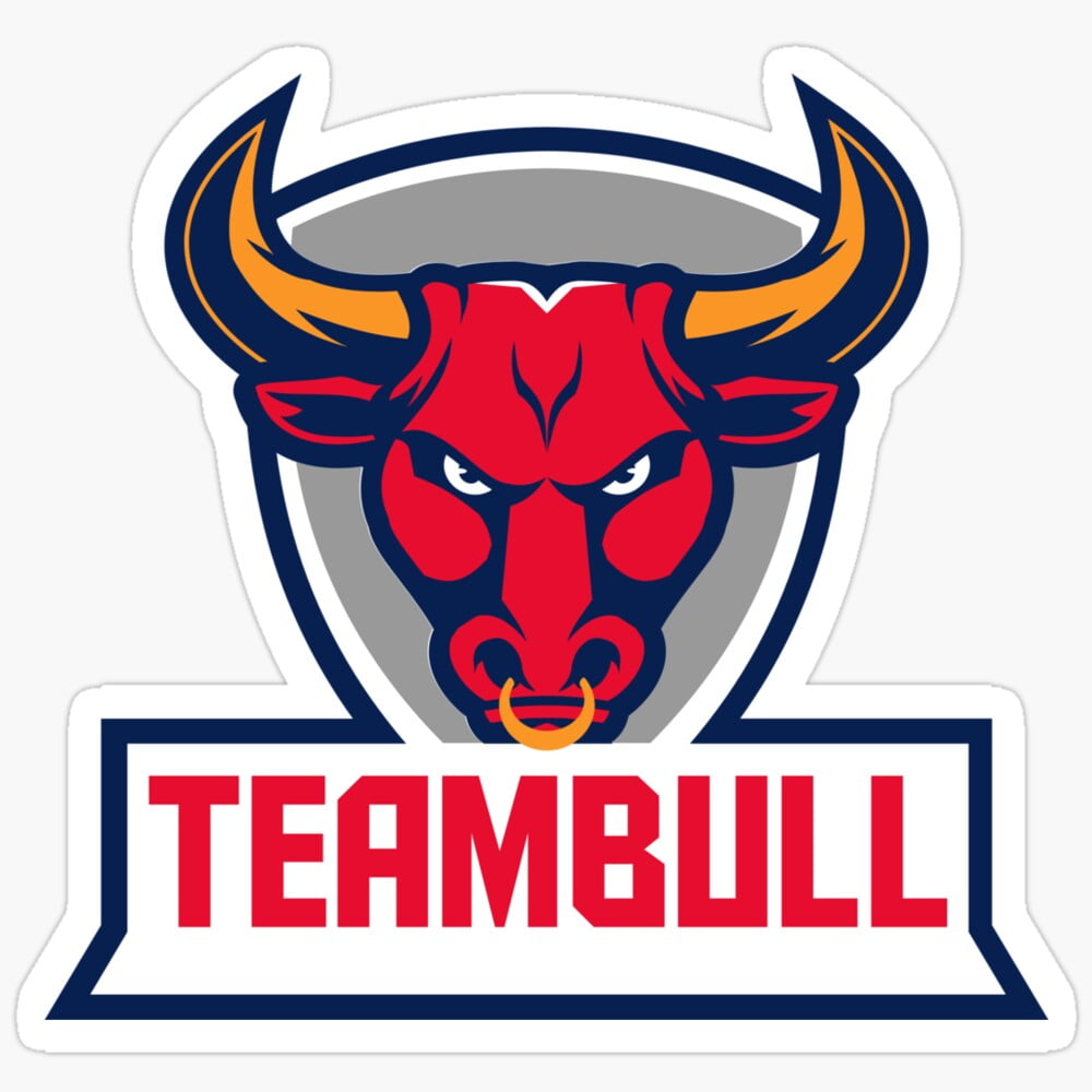 Team Bulls Sticker Phone Decal Water Bottle Stickers Car Decals, Laptop ...