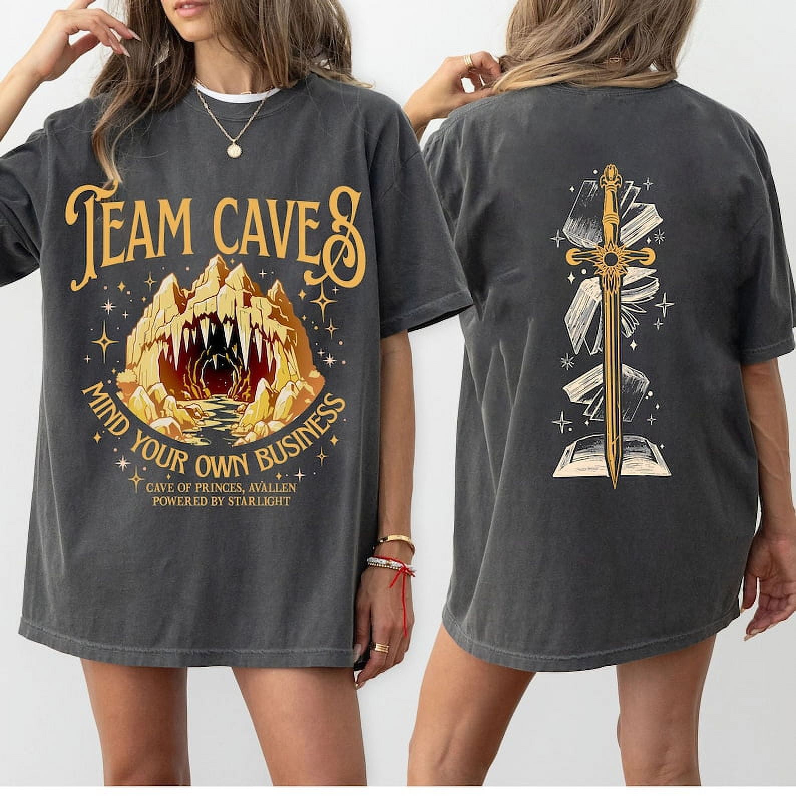 Team Caves Crescent City Fan Comfort Colors Shirt, House Of Flame And ...