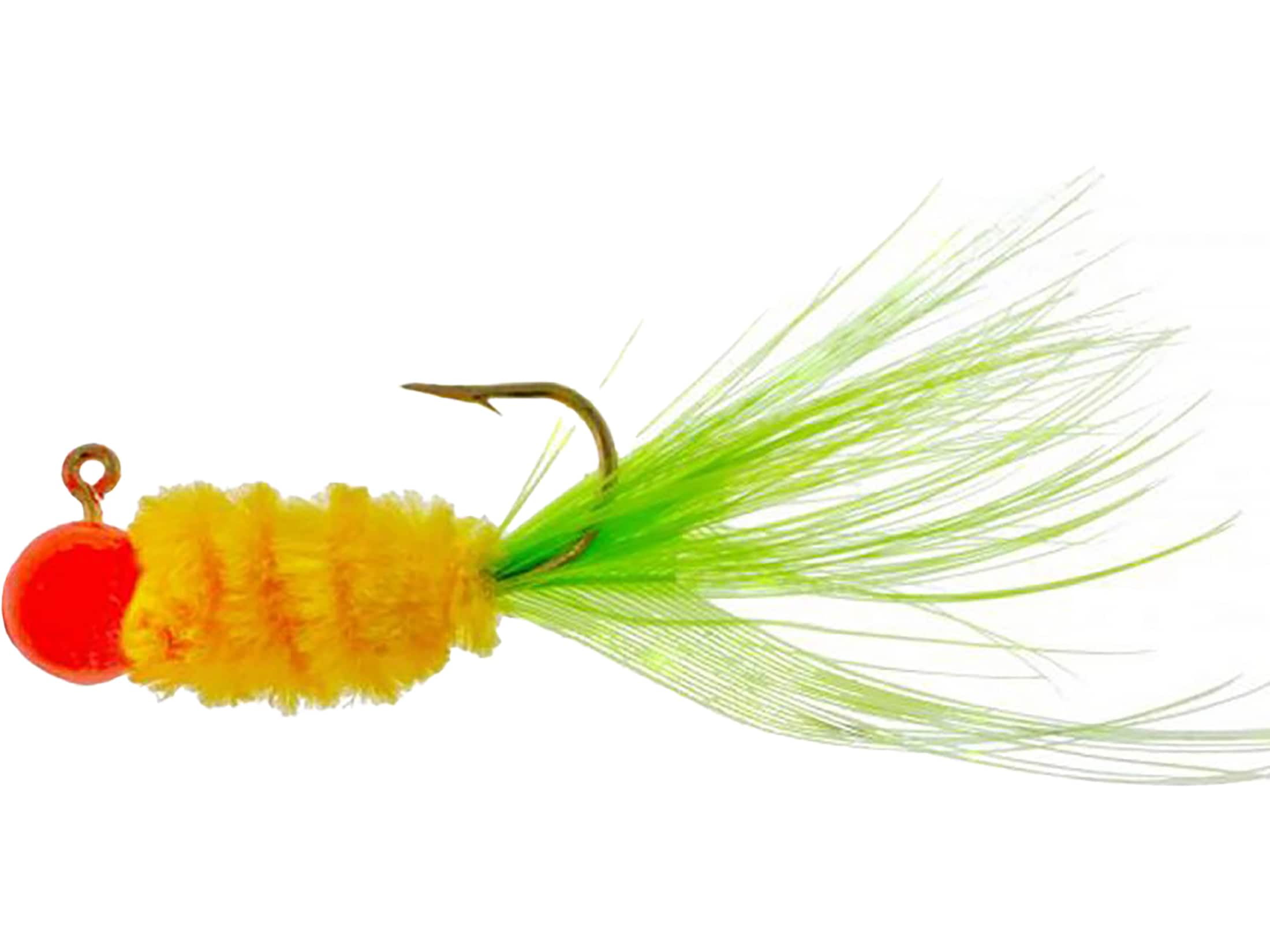 Team Crappie Slab Caller Jig Orange/Yellow/Lime 1/16 oz - Walmart.com
