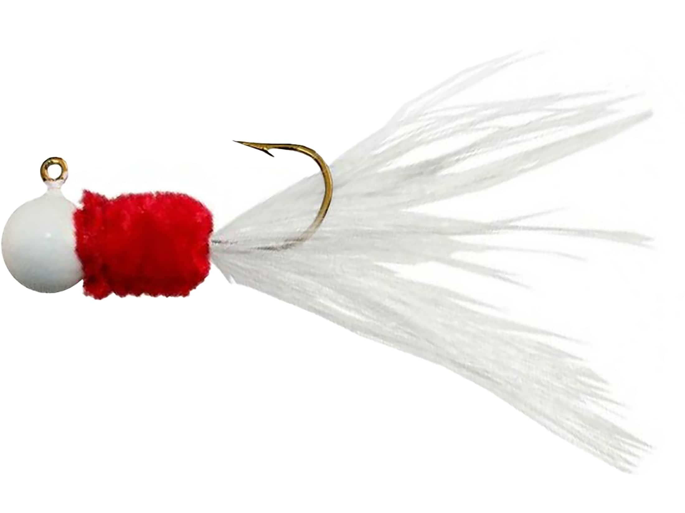 Team Crappie Slab Caller Jig White/Red/White 1/32 oz - Walmart.com
