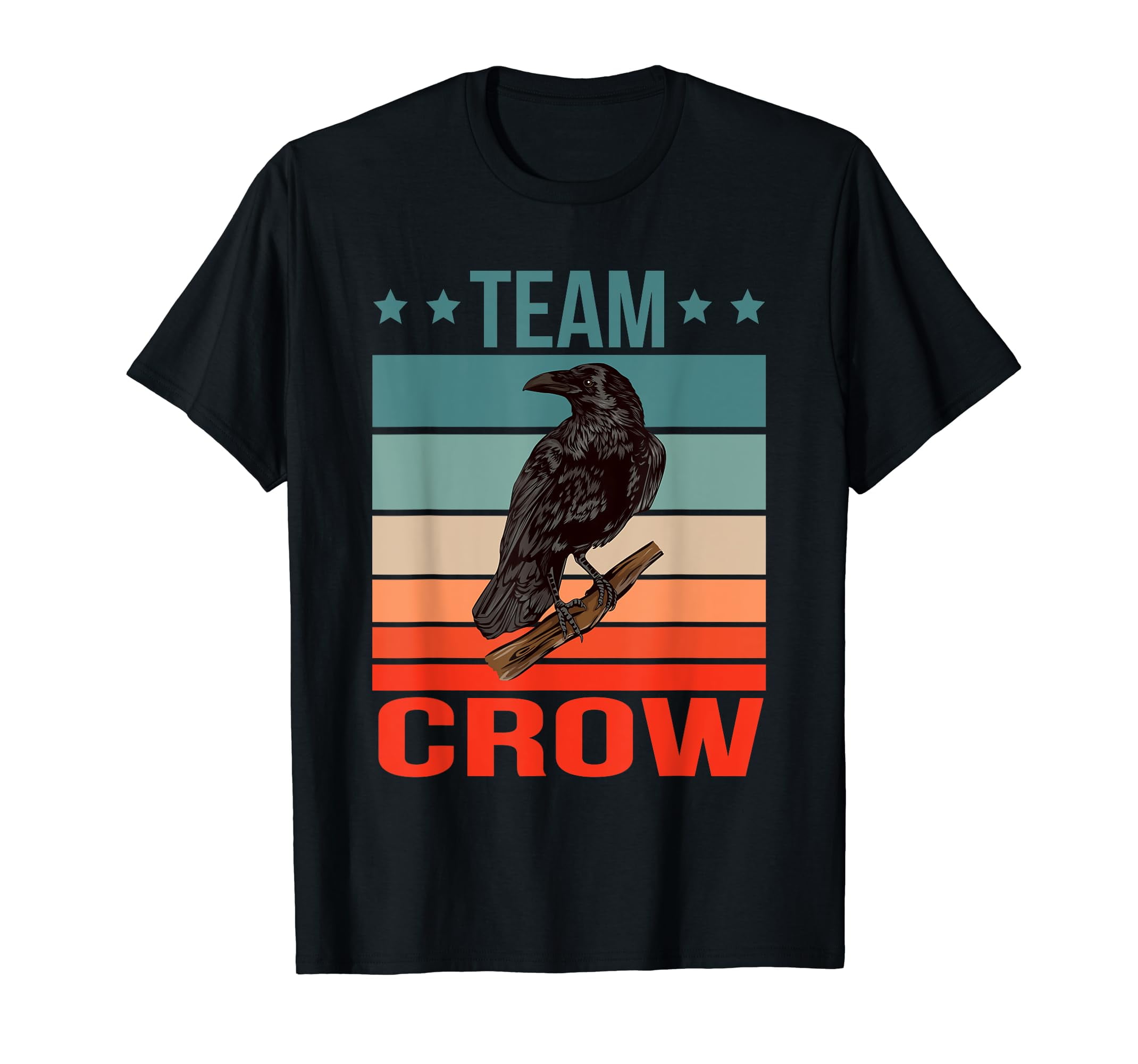 Team Crow Quote Birdwatching Birding Bird Crow T-Shirt Black Tee ...