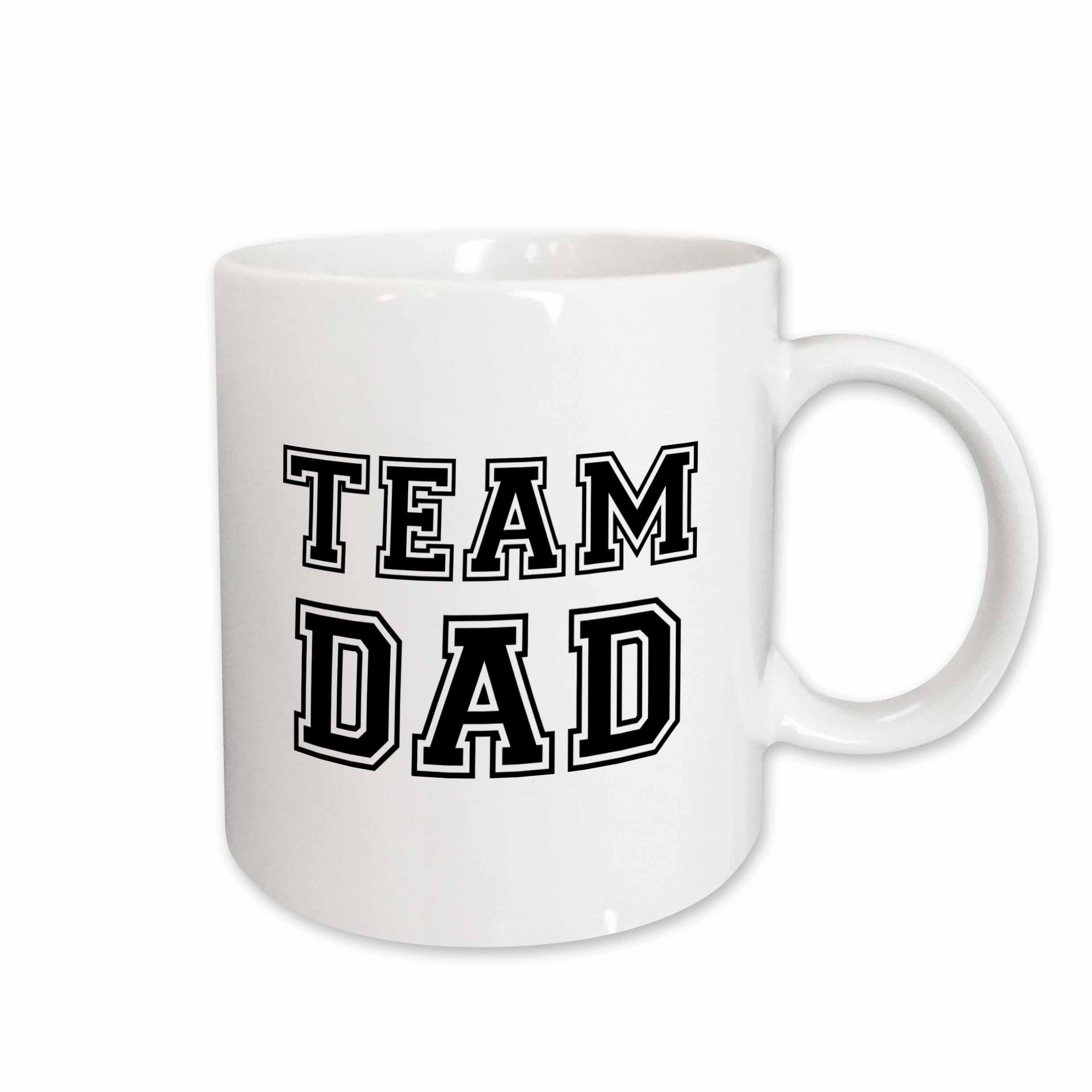 Team Dad - black and white retro sporty or college sports font - gifts ...