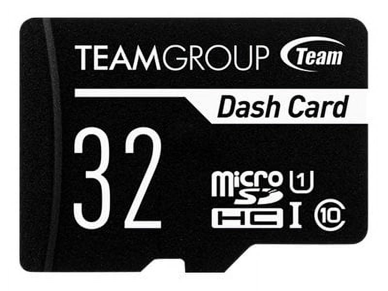 Team Dash - Flash memory card (SD adapter included) - 32 GB - UHS-I U1 ...