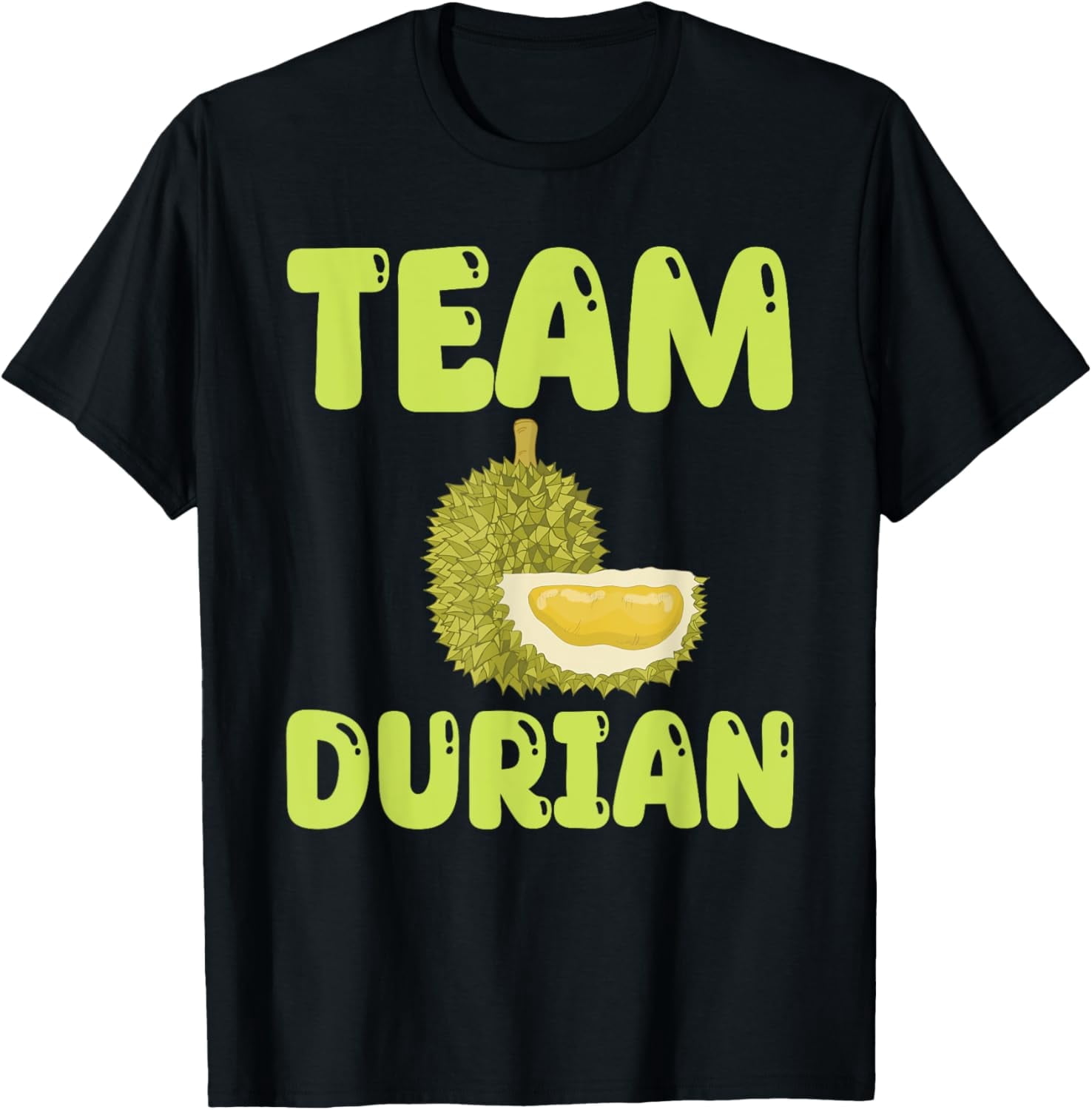 Team Durian Durian Themed Graphic T shirt for Durian Lovers Unisex Tee ...