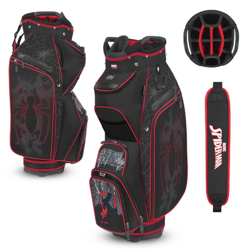 Team Effort 14-Way Organizer Spiderman Theme Top Golf Club Bags ...