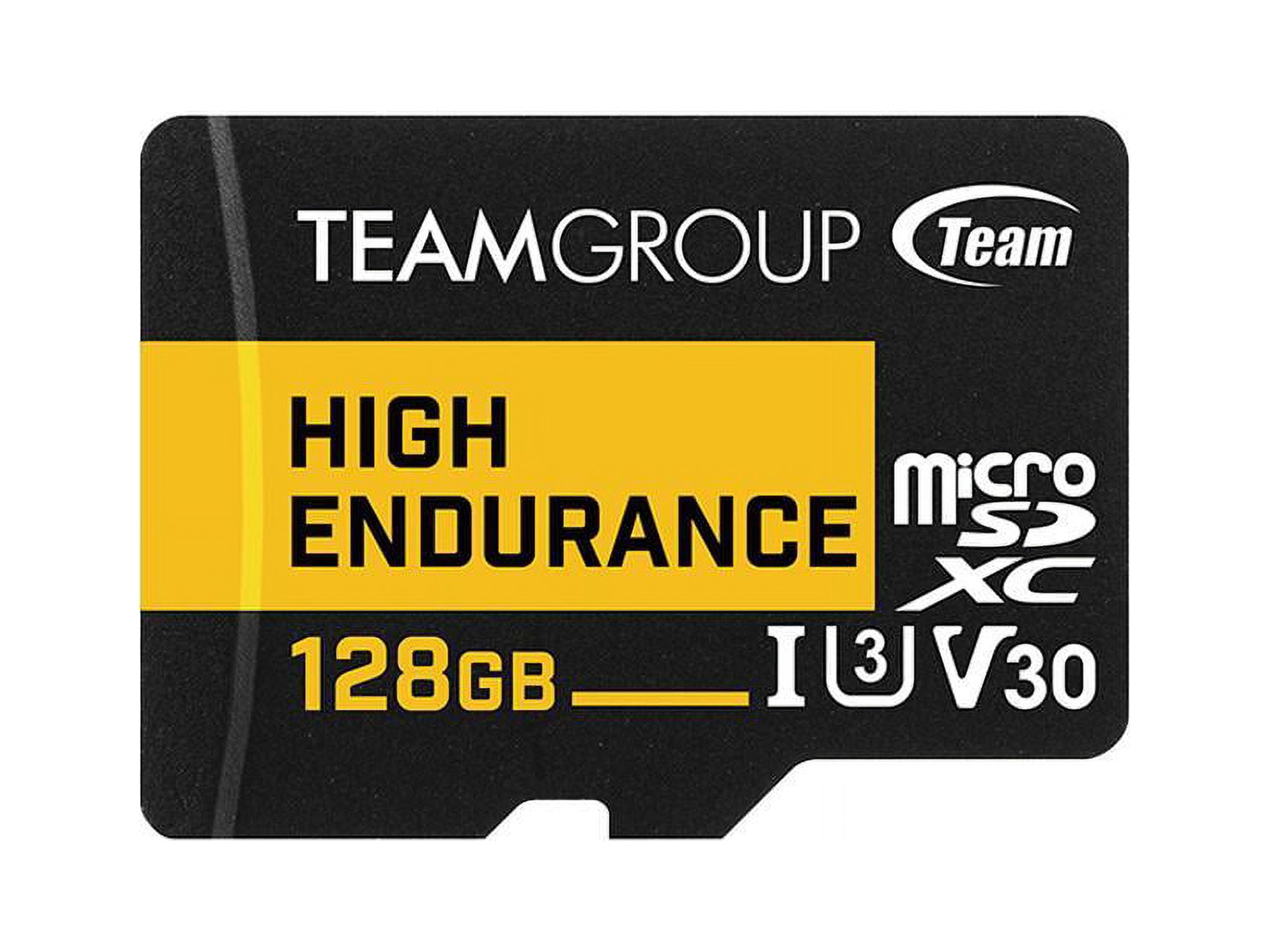 Team Group Inc THUSDX128GIV3002 High Endurance MicroSD Card 128GB ...