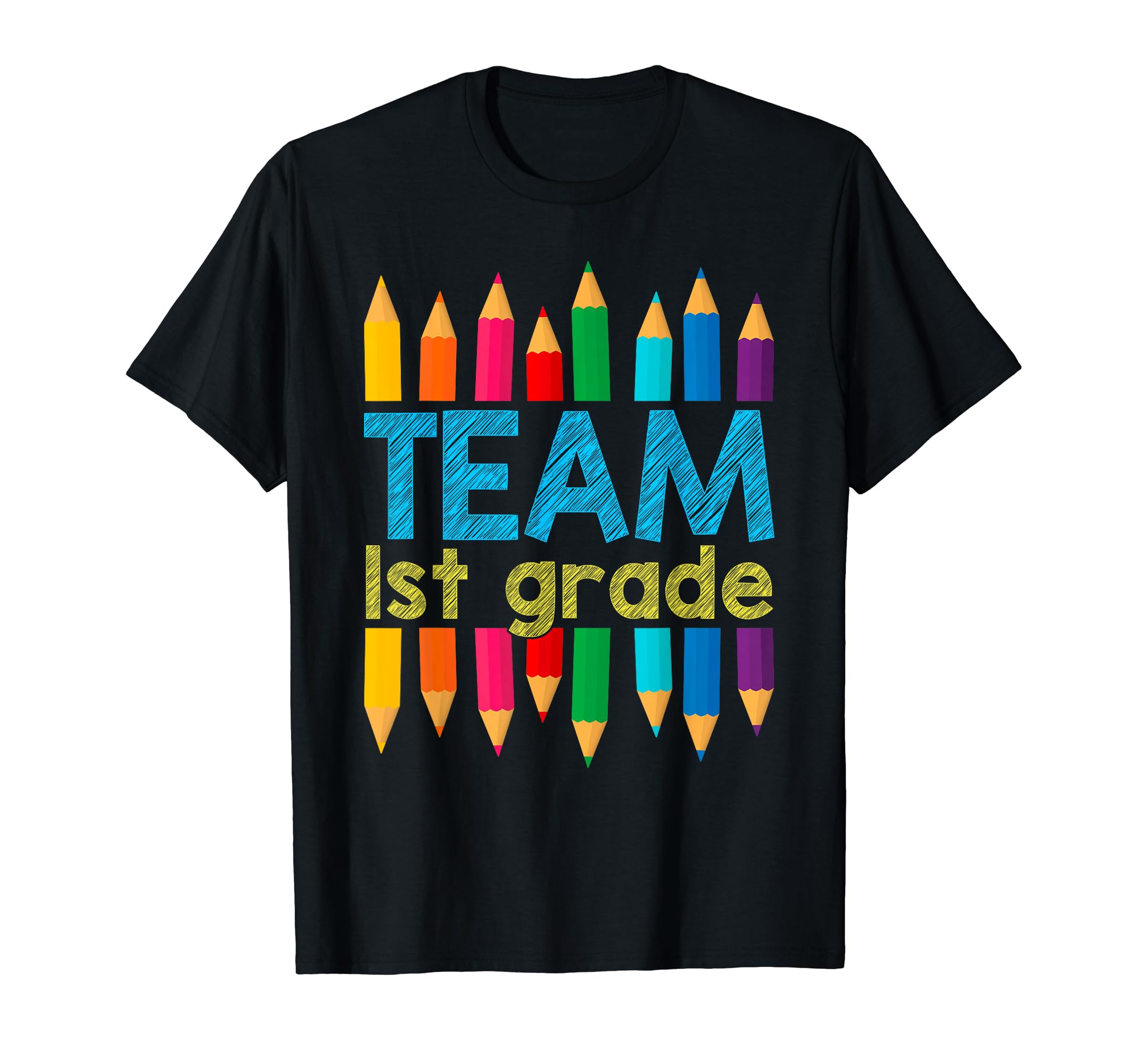 Team First Grade Back To School 1st Grade Teacher Student T-Shirt ...
