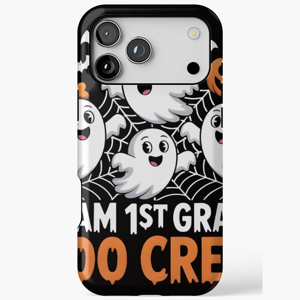 Team First Grade Boo Crew Funny Halloween Teacher Cute Ghost Squad Gift ...