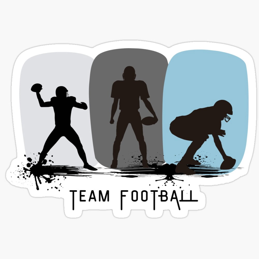 Team Football Sticker Baseball Sticker, Football Sticker, Basketball ...
