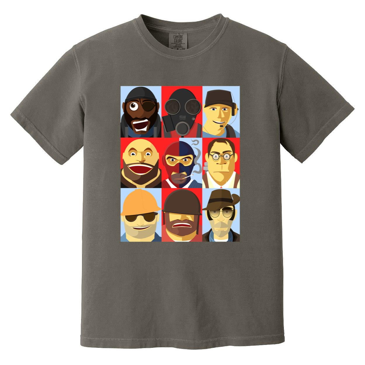 Team Fortress 2 Limited Edition Video Game Fan Graphic Comfort Color T ...