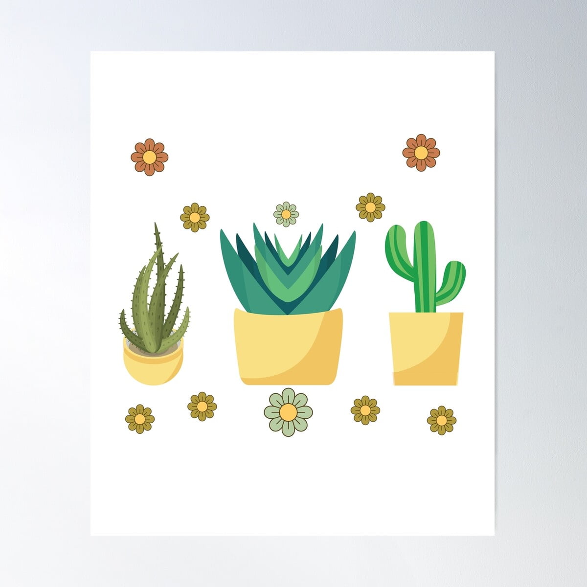 Team Fourth Grade We Stick Together Cactus Back School Poster Wall Art ...