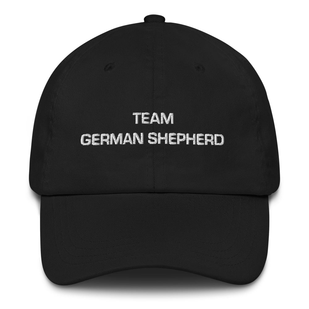 Team German Shepherd Hat - Top Dog Dad Hat (Black) - Walmart.com