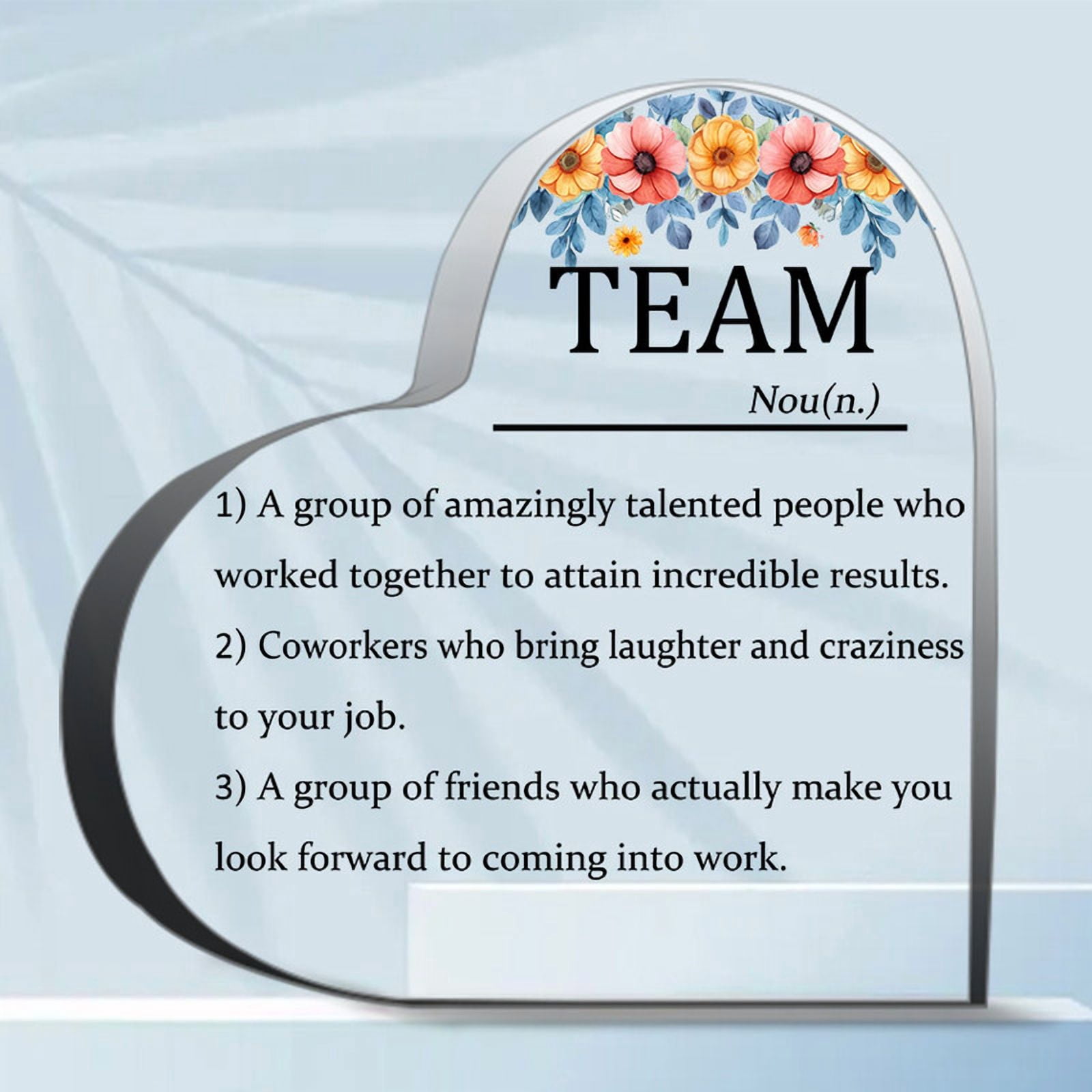 Team Gifts For Employees Teamwork Office Desk Sign Thank You Gifts For ...