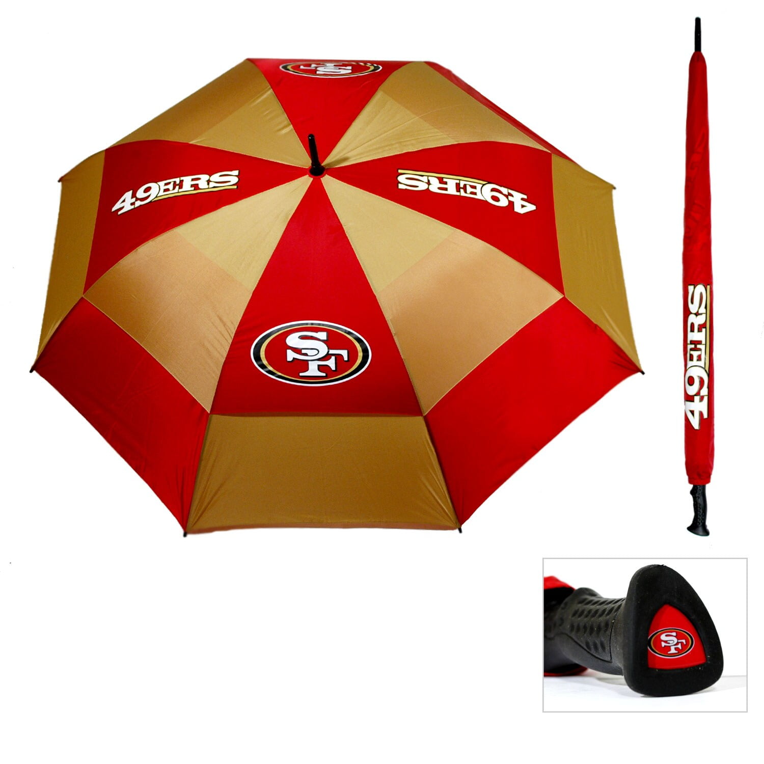 Team Golf San Francisco 49ers Officially Licensed 62" Golf Umbrella ...