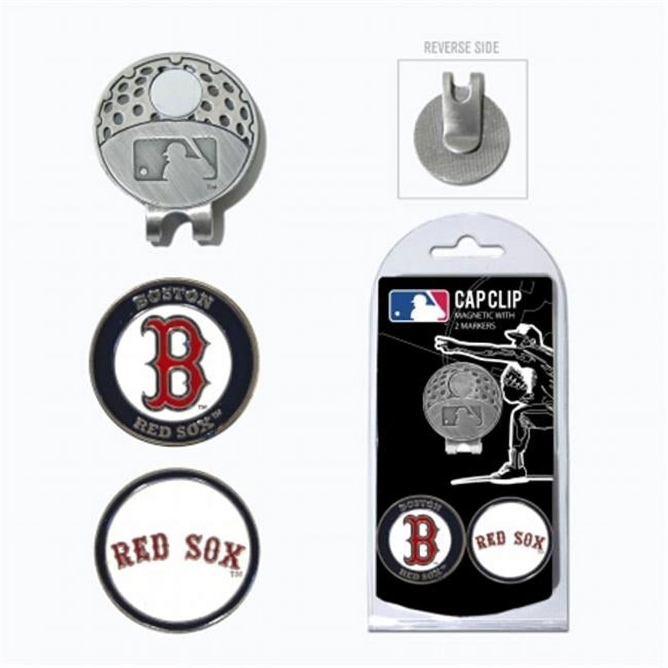 Team Golf 95347 MLB Boston Red Sox - 2 Mkr Cap Clip - Walmart.com