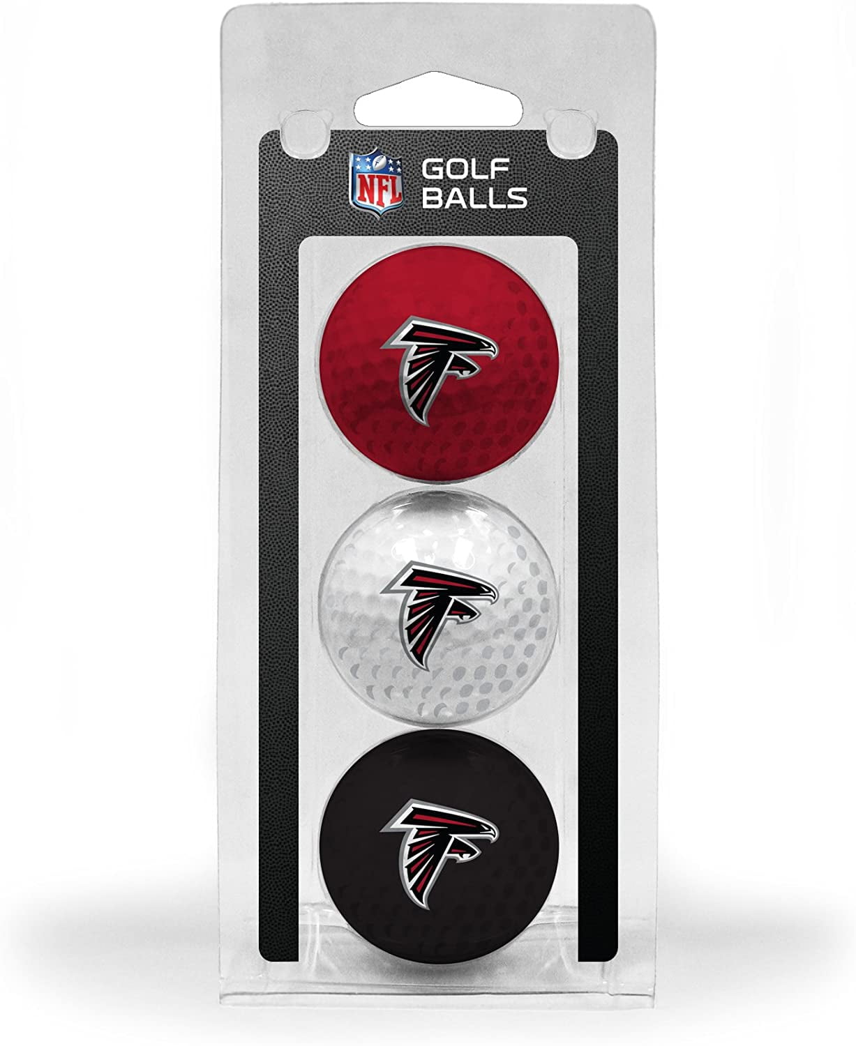 Team Golf Atlanta BravesAtlanta Falcons Golf Balls, Assorted Colors, 3 ...