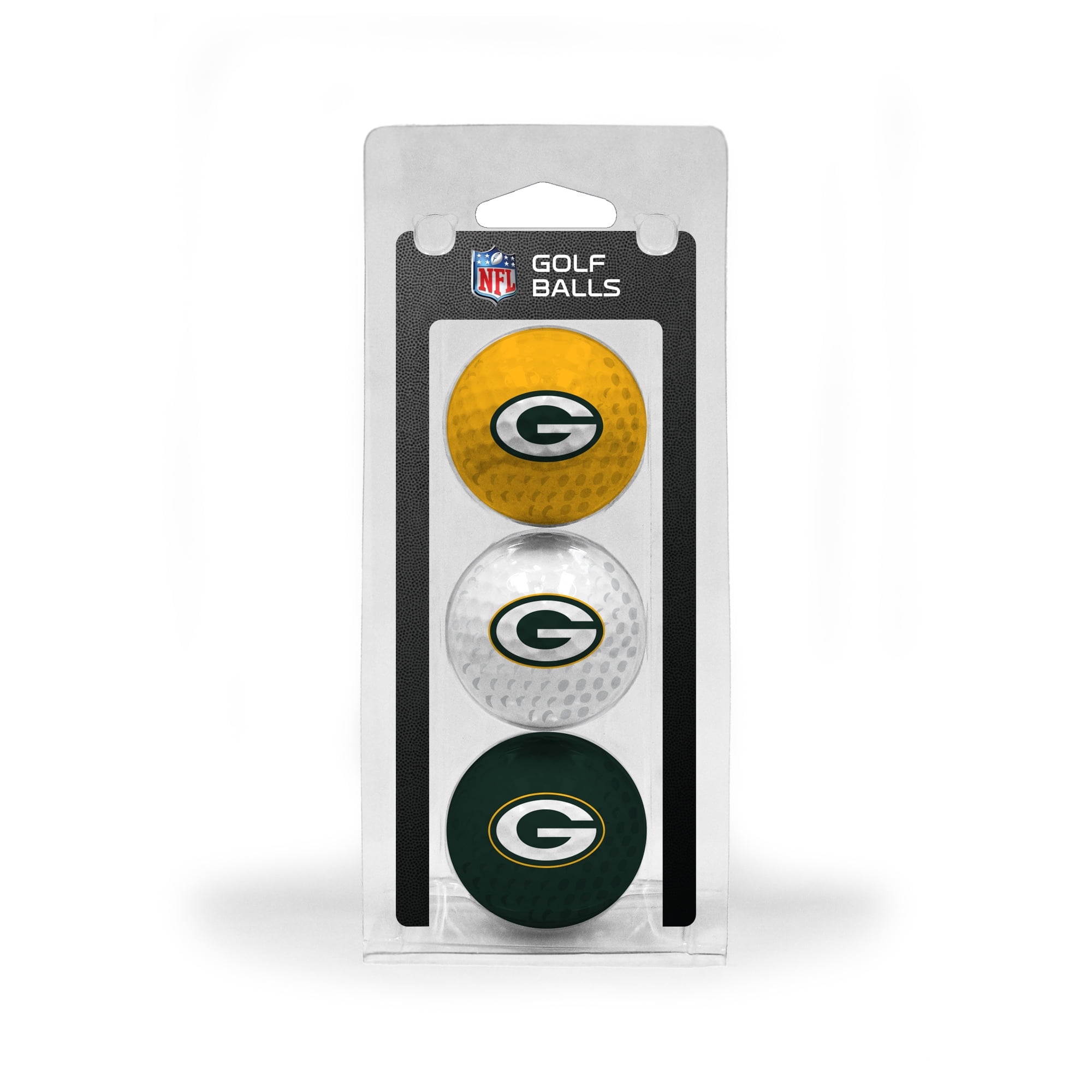 Team Golf Green Bay Packers Golf Balls, Assorted Colors, 3 Pack ...
