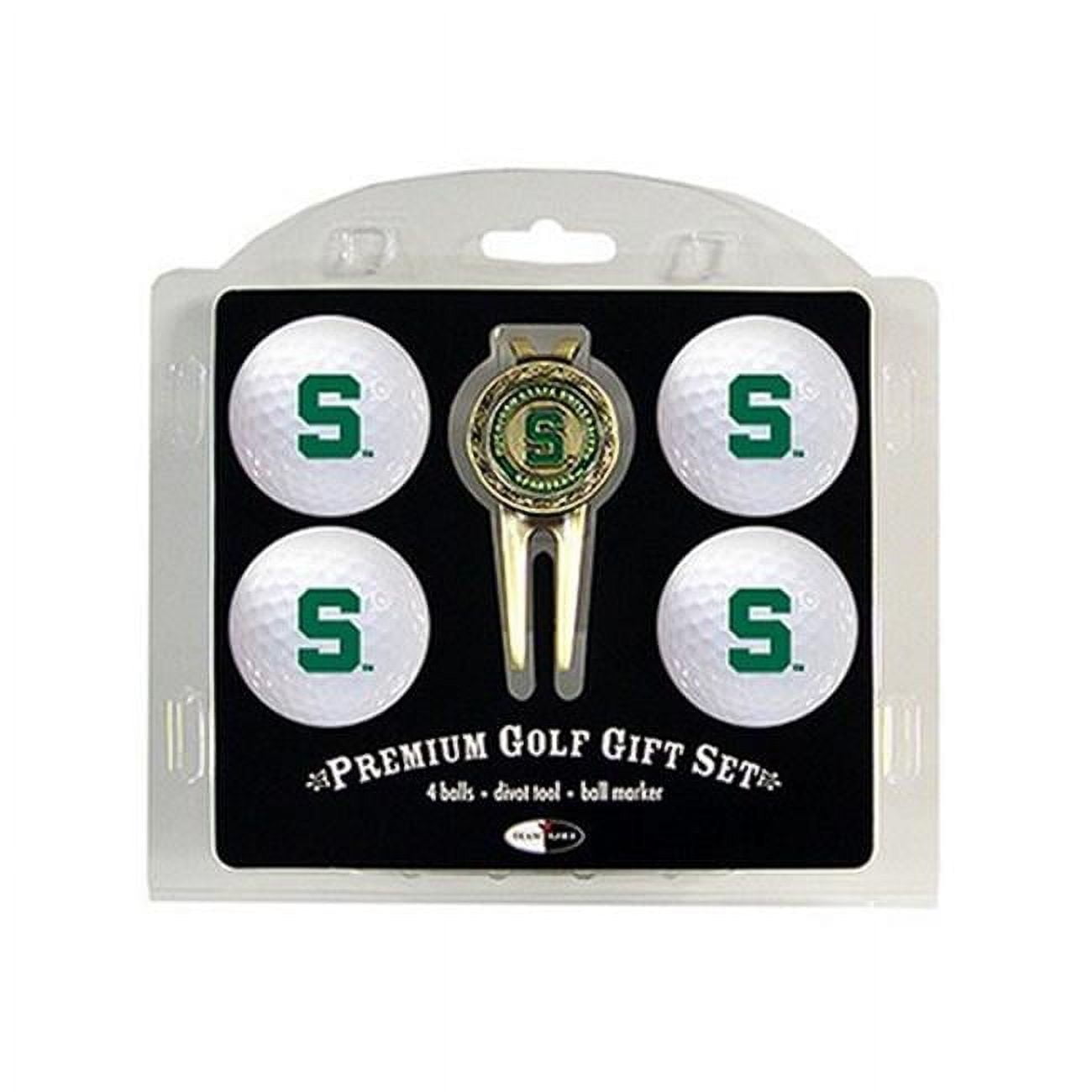Team Golf Michigan State Spartans Pack of 4 Golf Balls and Divet Tool ...