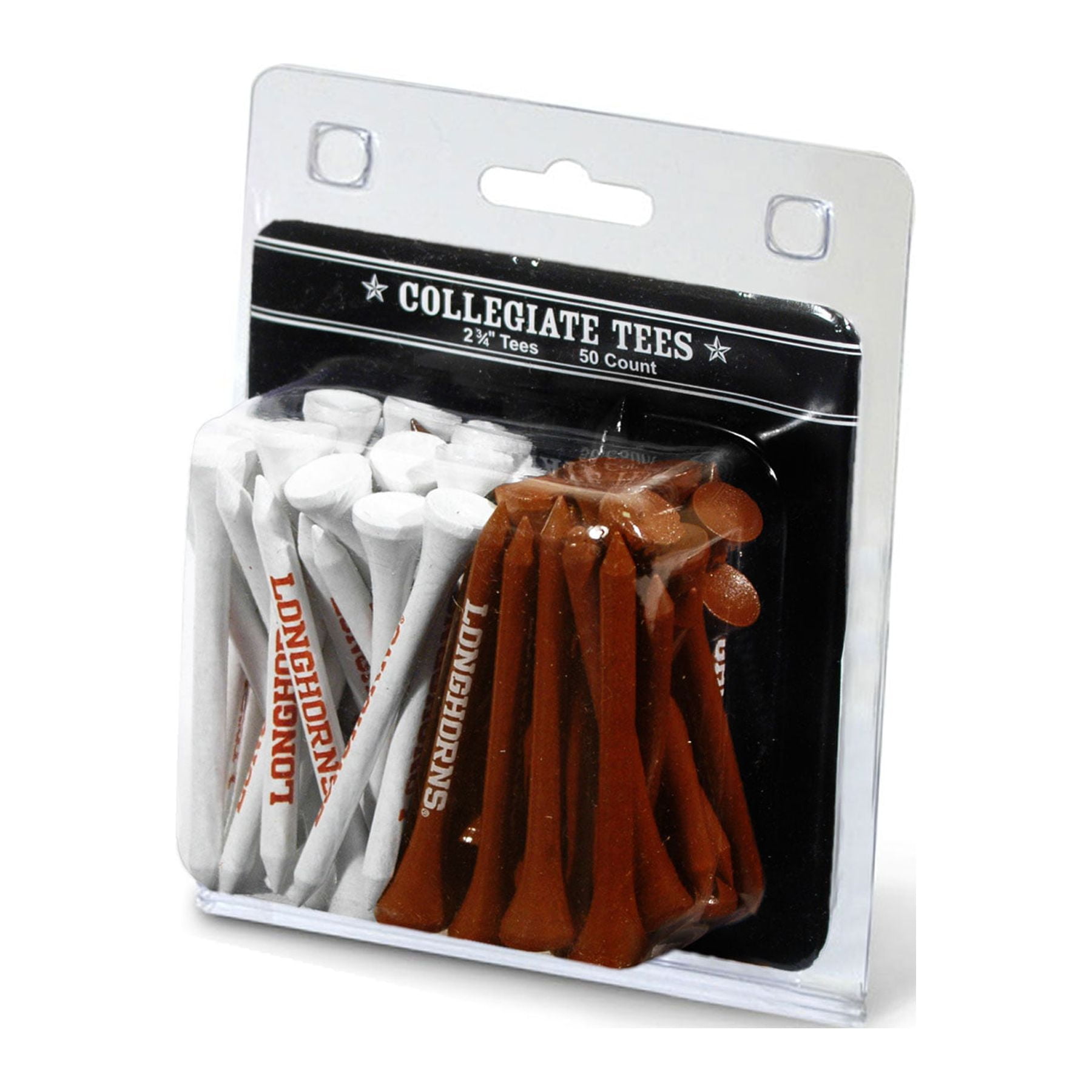 Team Golf NCAA Texas Longhorns Pack Of 50 Golf Tees - Walmart.com