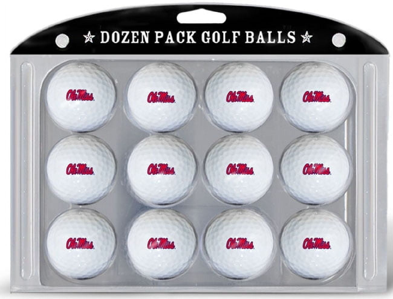 Team Golf Ole Miss Rebels Golf Balls, 12 Pack - Walmart.com