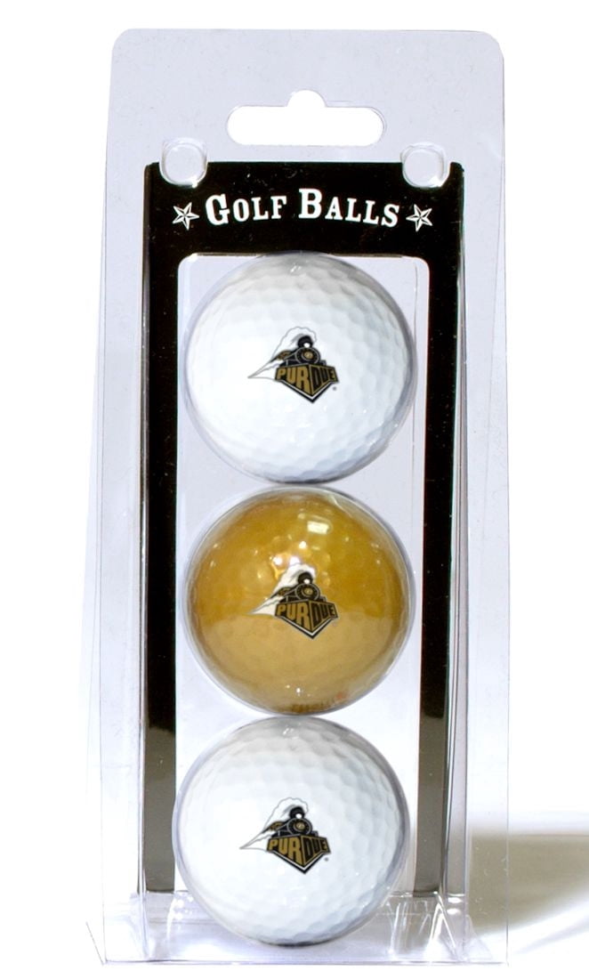 Team Golf Purdue Boilermakers Golf Balls, Assorted Colors, 3 Pack ...