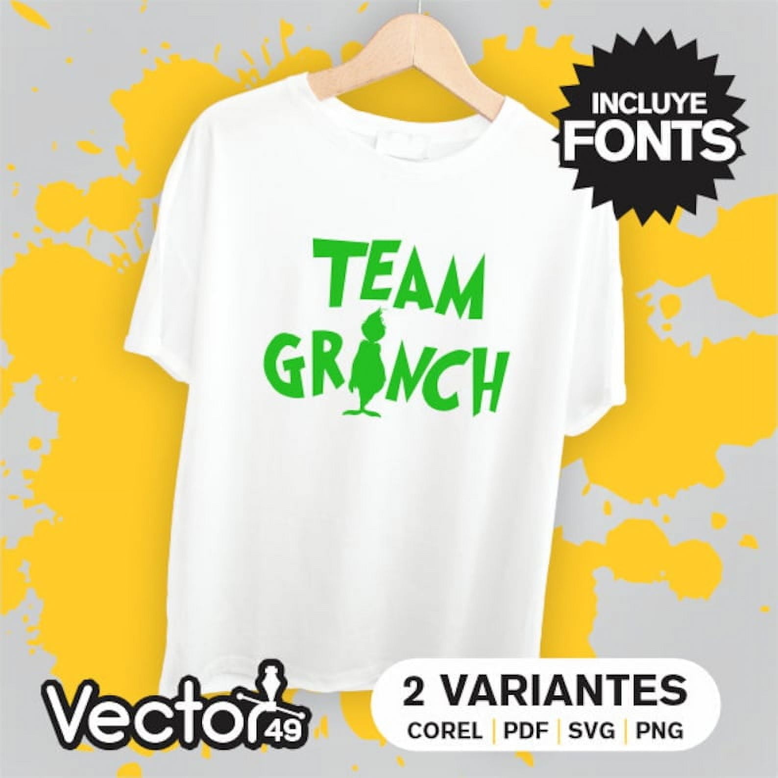 Team Grinch, T-Shirt Grinch, Squad Grinch, Playera Grinch - Walmart.com