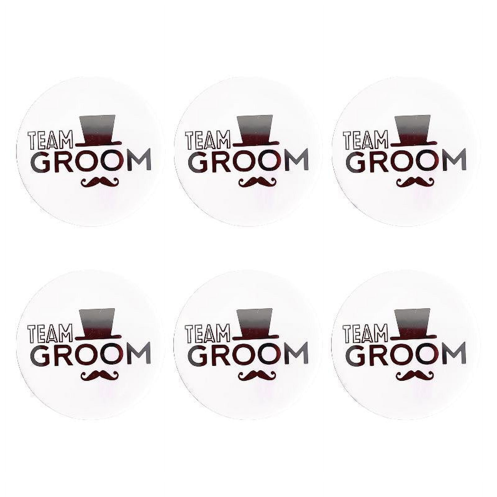 Team Groom/Groom Badge 6pcs/set Bachelor Party Clothes Decoration ...
