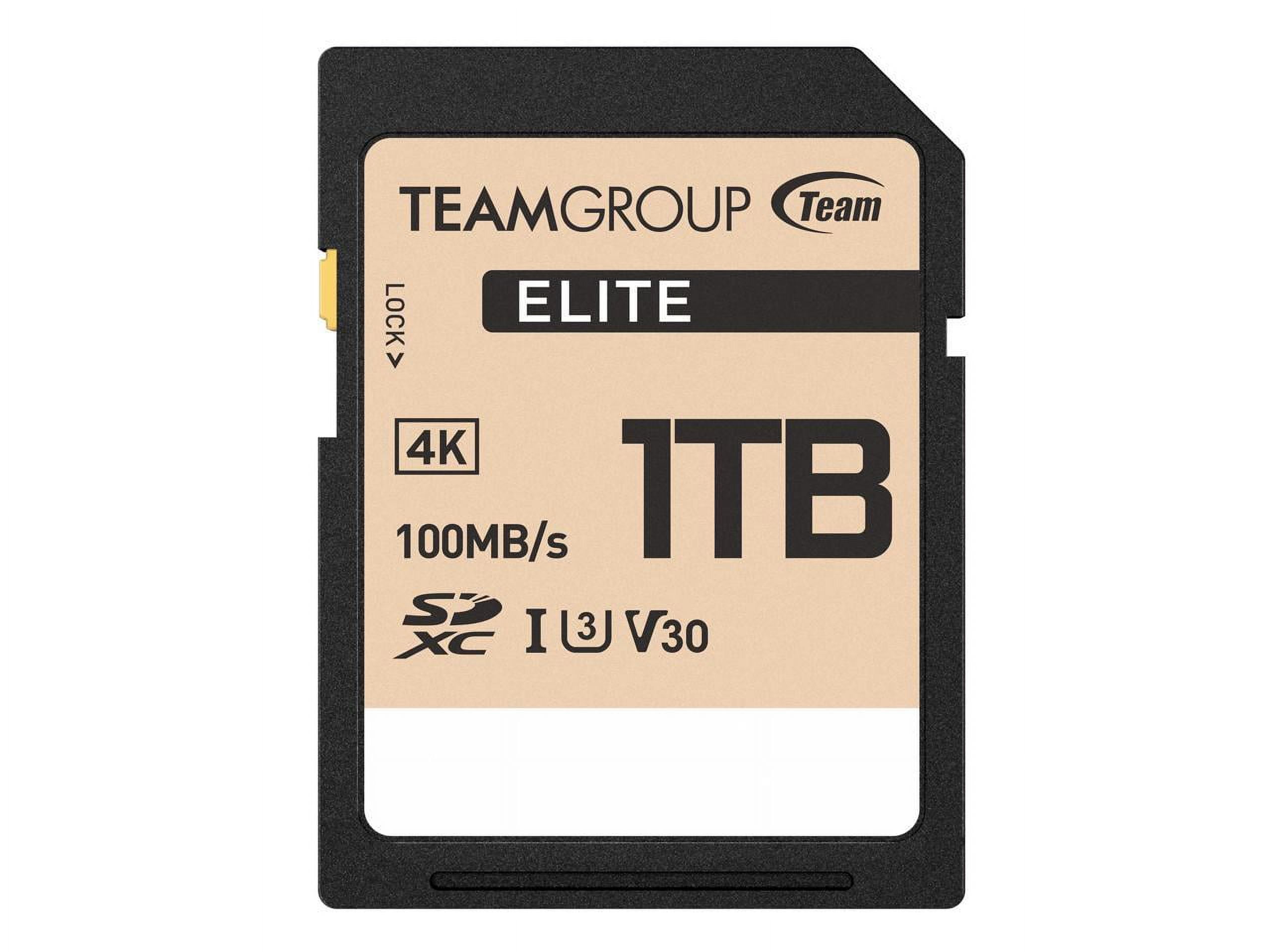 Free Shipping! Team Group 1TB Elite 4K SD Card UHS-I U3 V30 Read/Write ...