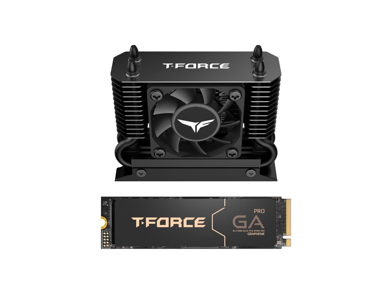 Team Group T-FORCE GA PRO M.2 2280 8TB PCIe Gen5.0x4 with DRAM CACHE with NVMe 3D NAND Internal ...