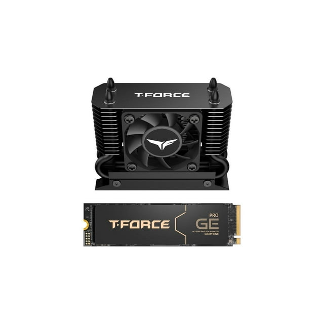 Team Group T-FORCE GE PRO M.2 2280 2TB PCIe Gen 5.0x4 with NVMe 2.0 3D NAND Internal Solid State ...