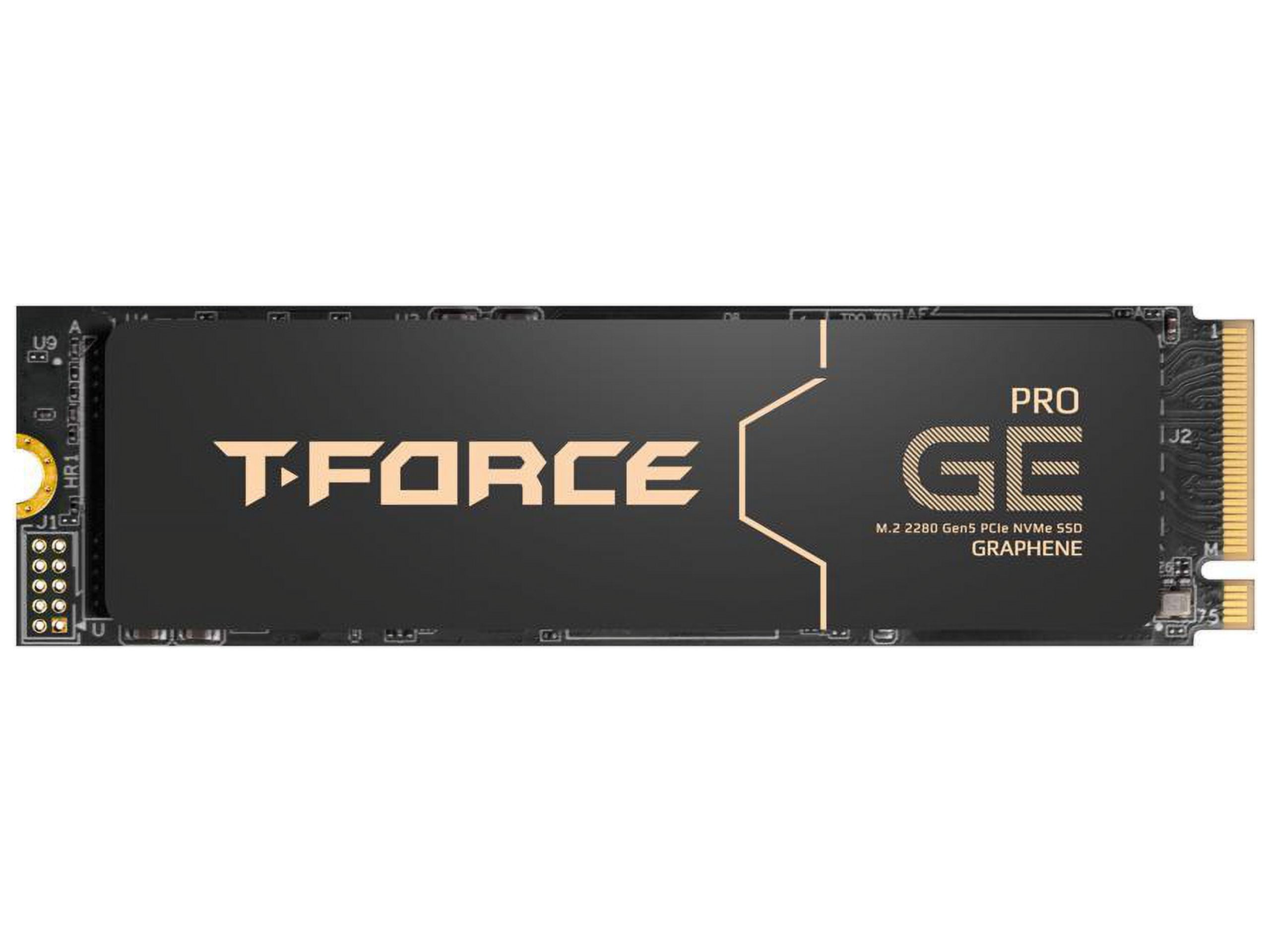 Team Group T-FORCE GE PRO M.2 2280 4TB PCIe Gen 5.0x4 with NVMe 2.0 3D ...