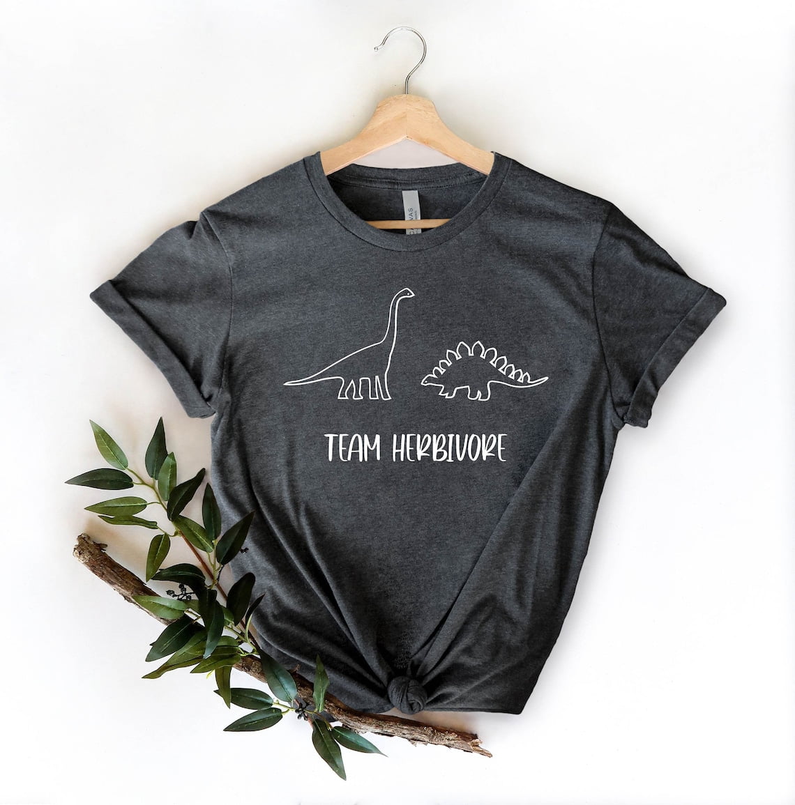 Team Herbivore Dino Shirt: Vegan Plant-Based Tee All Size S-5Xl ...