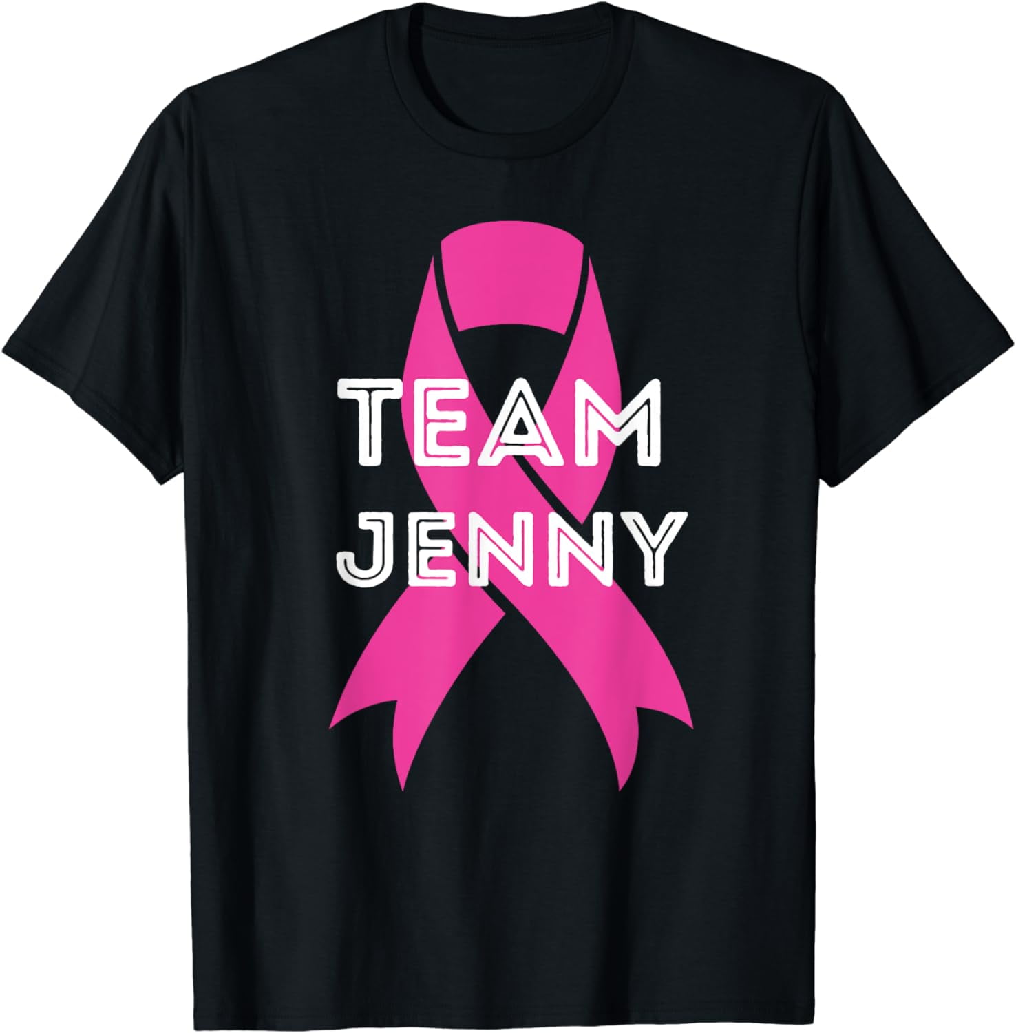 Team Jenny Personalized Breast Cancer Awareness shirt T-Shirt - Walmart.com