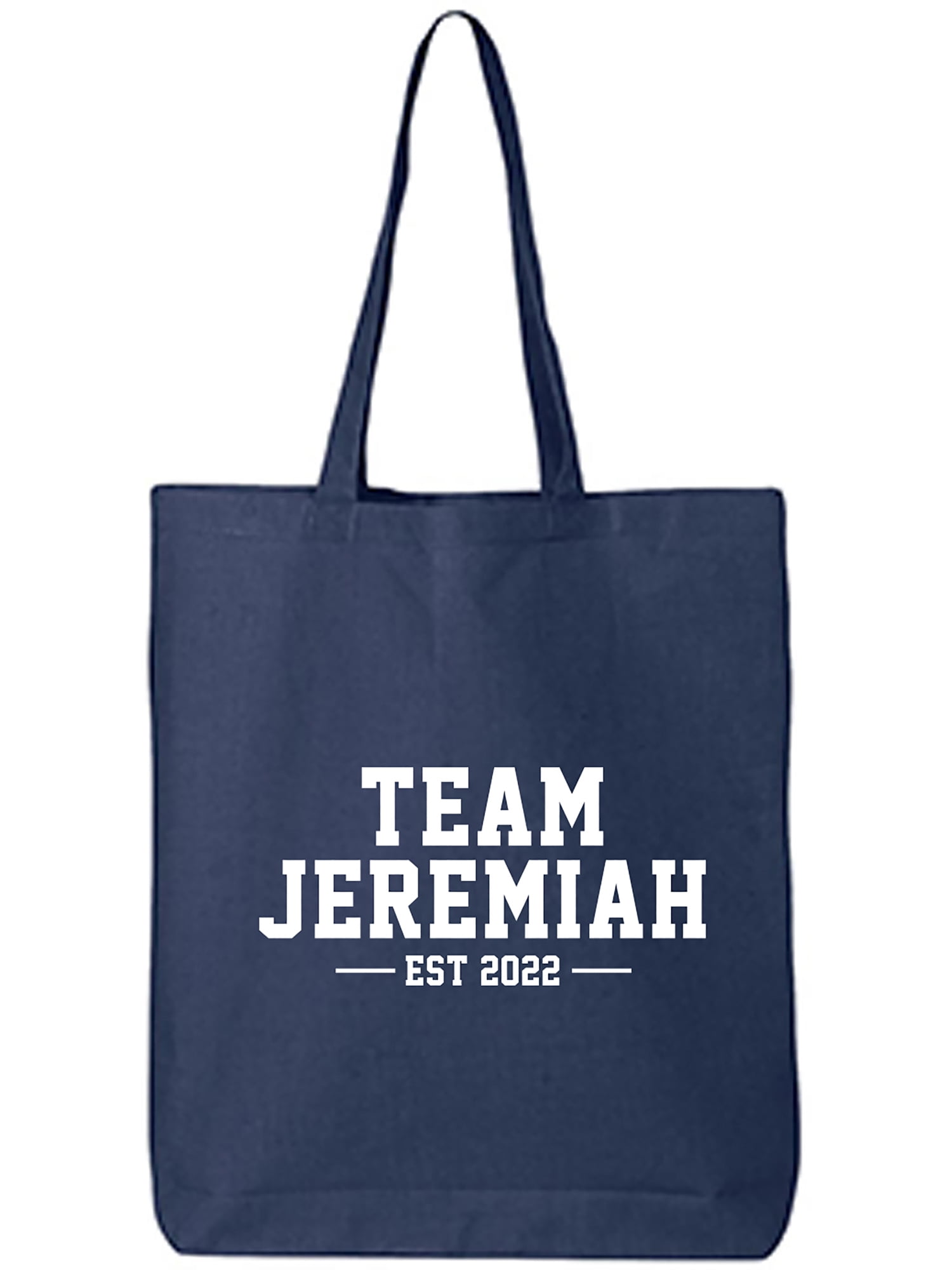 Team Jeremiah Est 2022 Cotton Canvas Tote Bag - Walmart.com