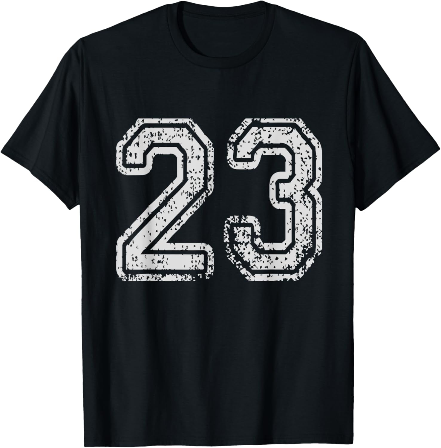 Team Jersey Uniforms Number 23 School Sports 23rd Birthday T-Shirt ...