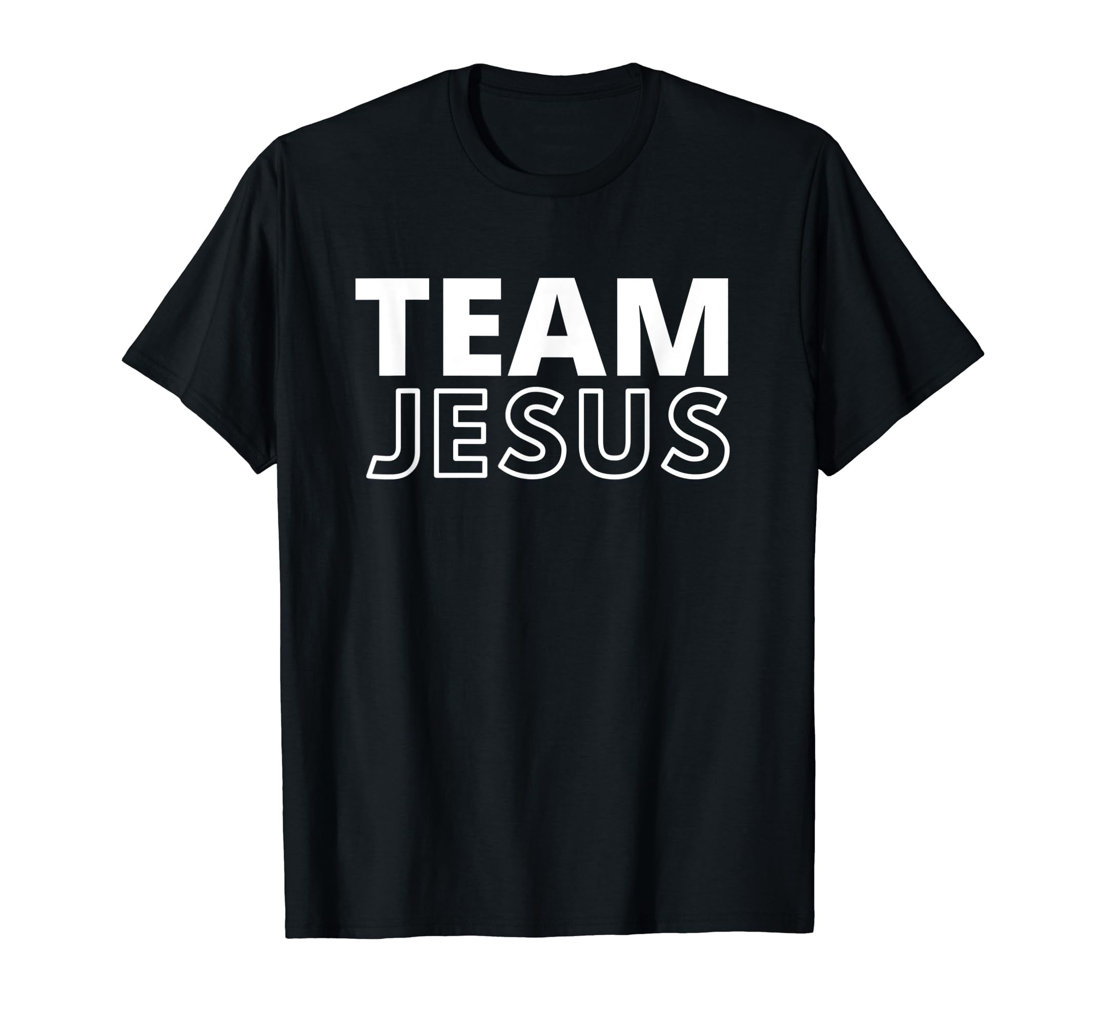 Team Jesus Black T-Shirt - Walmart.com