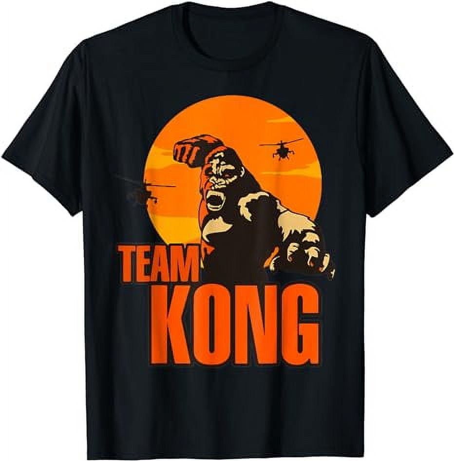 Team Kong and Helicopters Sunset T-Shirt - Walmart.com