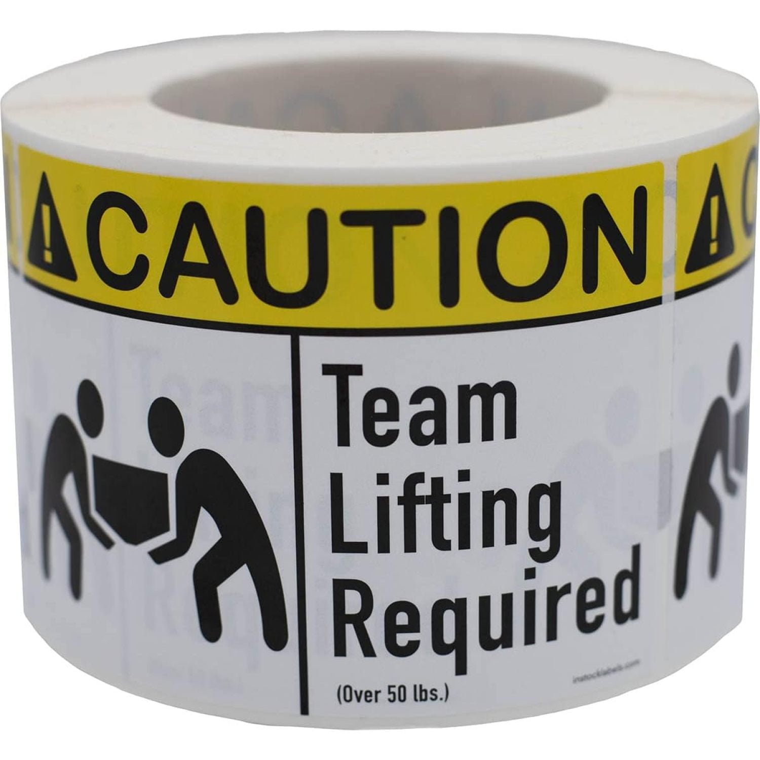 Team Lift Warehouse Stickers, 3.5 x 5" Inch Rectangle, 500 Total Labels ...