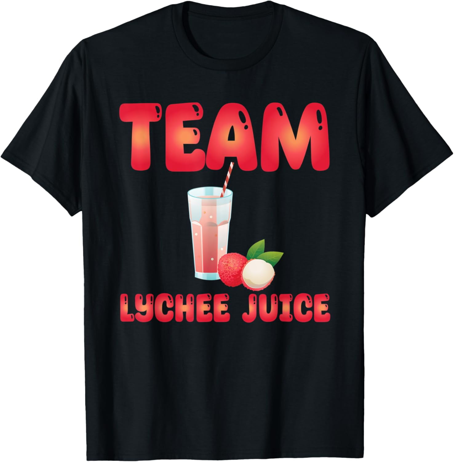 Team Lychee Juice Outfit Litchi Chinensis Fruit Lover T-Shirt - Walmart.com