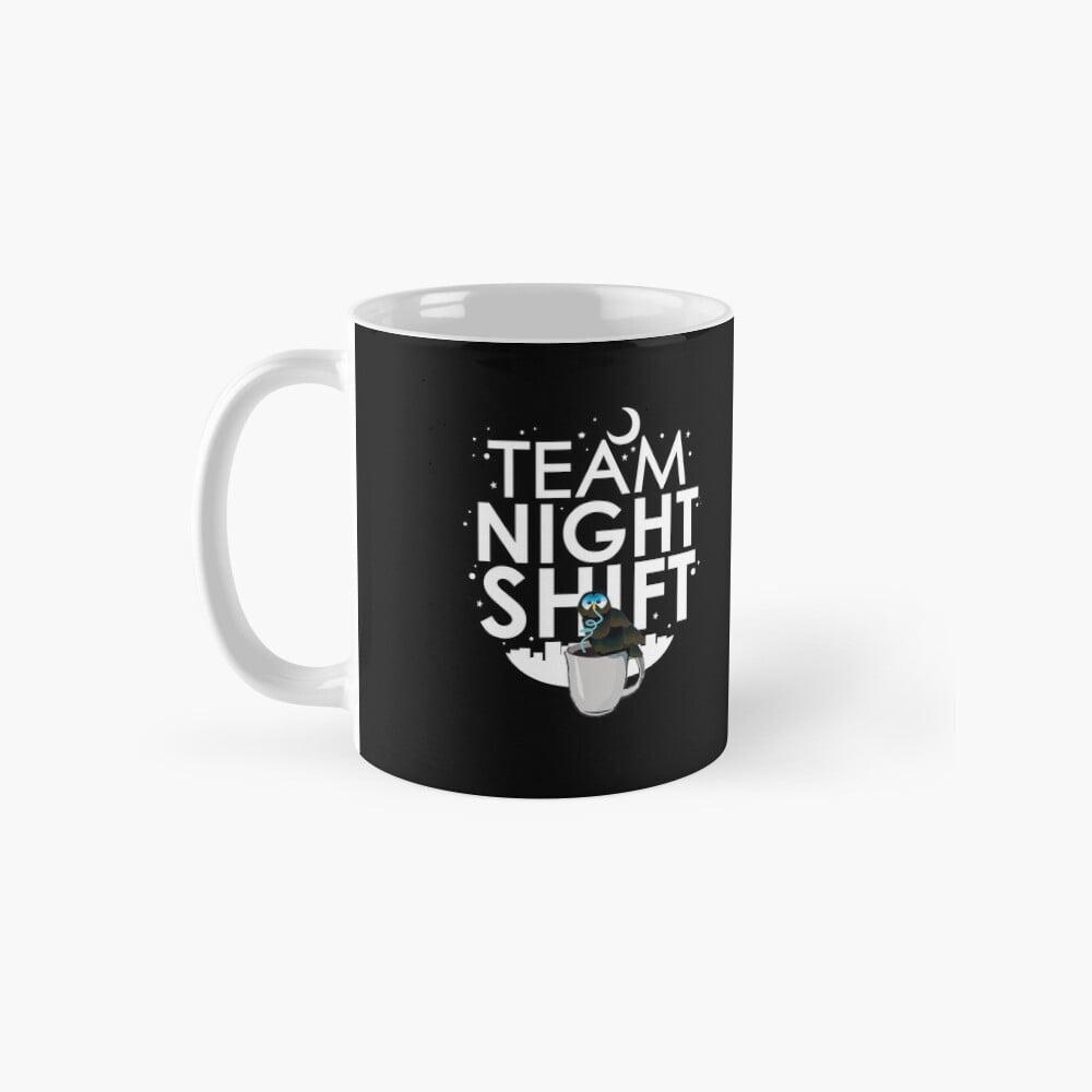 Team Night Shift with Coffee Owl Classic Mug - Walmart.com