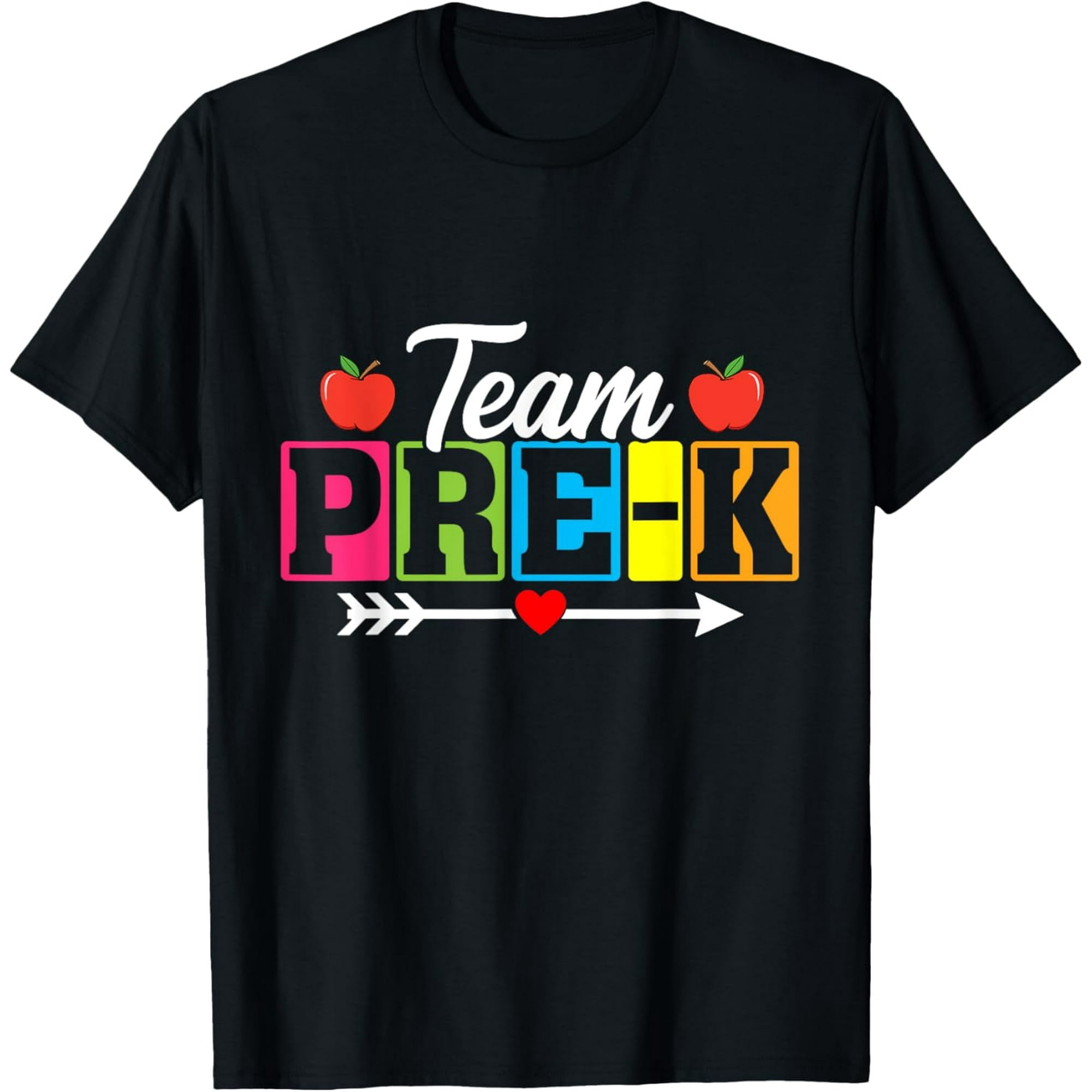 Team Pre-K PreSchool Teacher Student Back To School T-Shirt - Walmart.com
