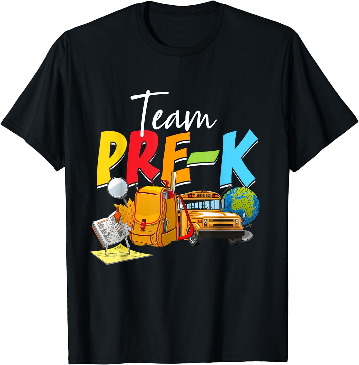 Team Pre-K Preschool matching Teacher Student Back To School T-Shirt ...