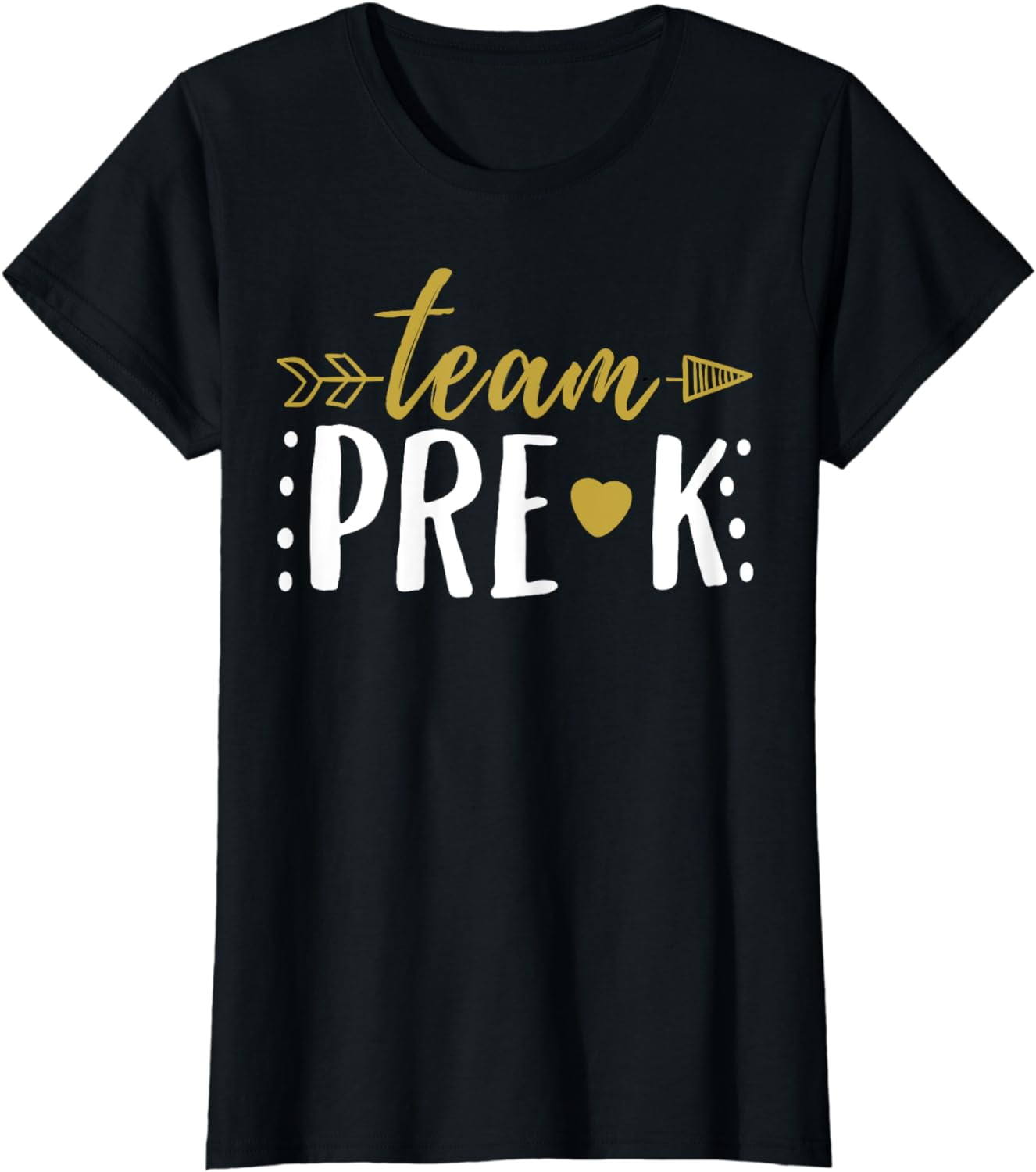 Team Pre-K T Shirt Preschool Teacher Student Arrow T-Shirt - Walmart.com