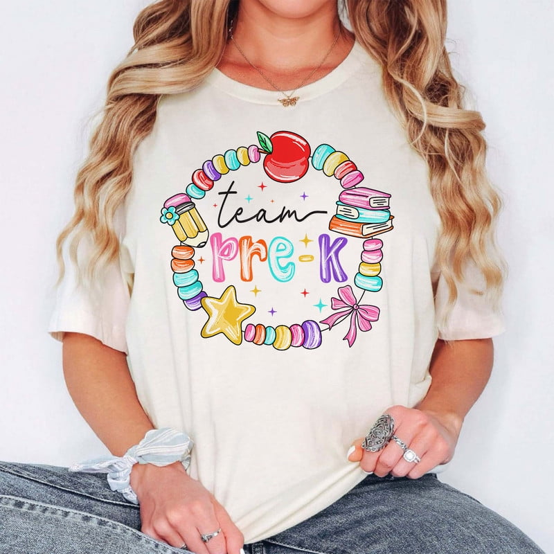 Team Pre-K T shirt, Back to school for Teachers and Students - Walmart.com