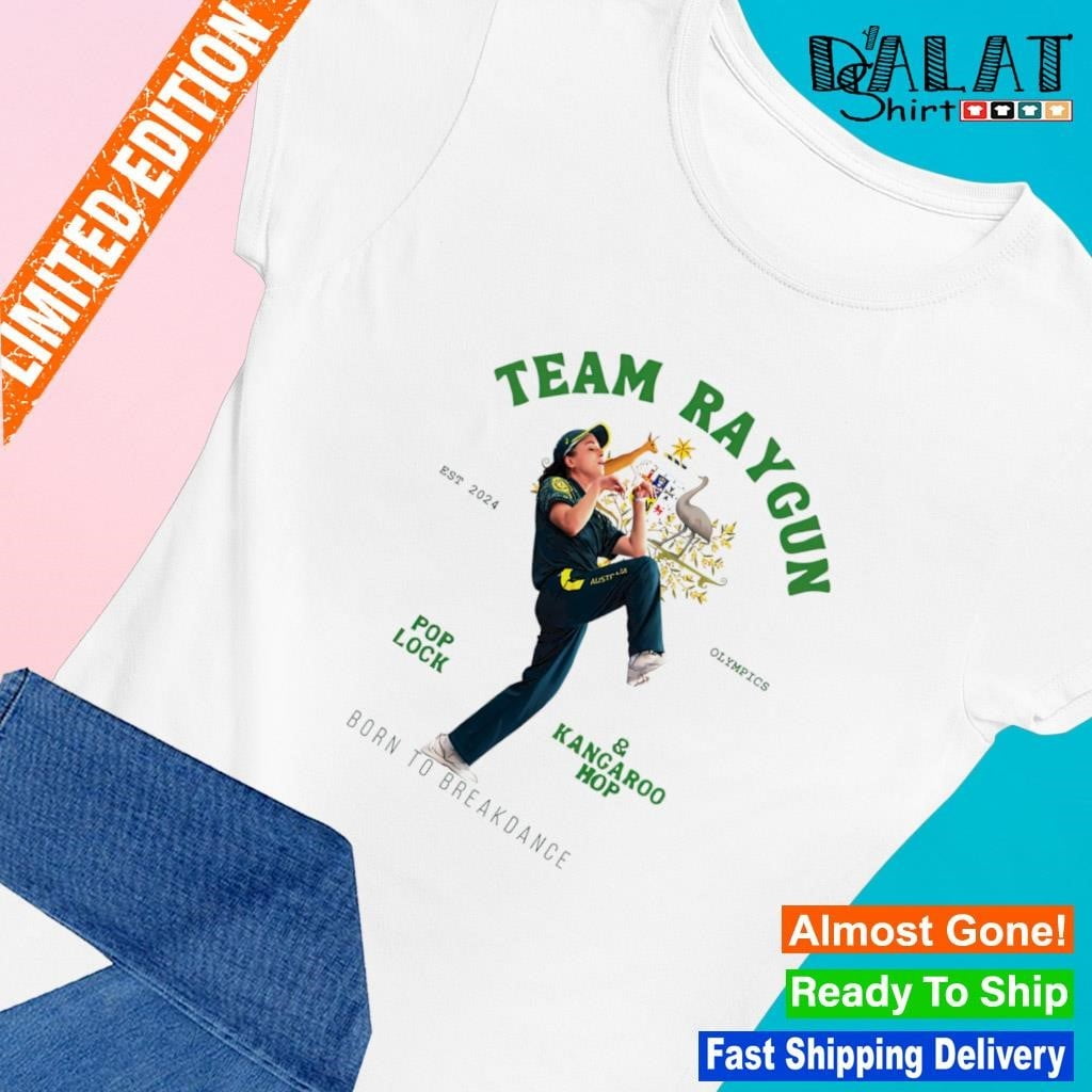 Team Raygun Pop Lock Kangaroo Hop Born To Breakdancer Shirt - Walmart.com
