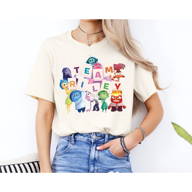 Team Riley T-Shirt, Joy Sadness Anger Disgust Envy Fear Ennui Emotion ...