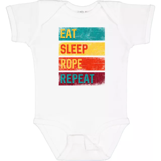 Team Roping Eat Sleep Rope Repeat Baby Bodysuit Roper Riding Event ...