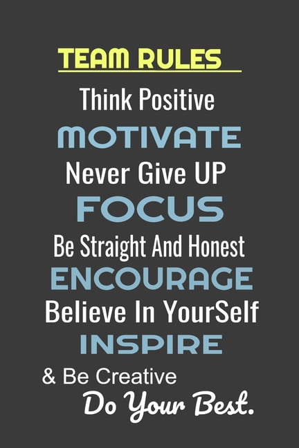 Team Rules : Makes a perfect gift for your rockstar team. A PERFECT ...