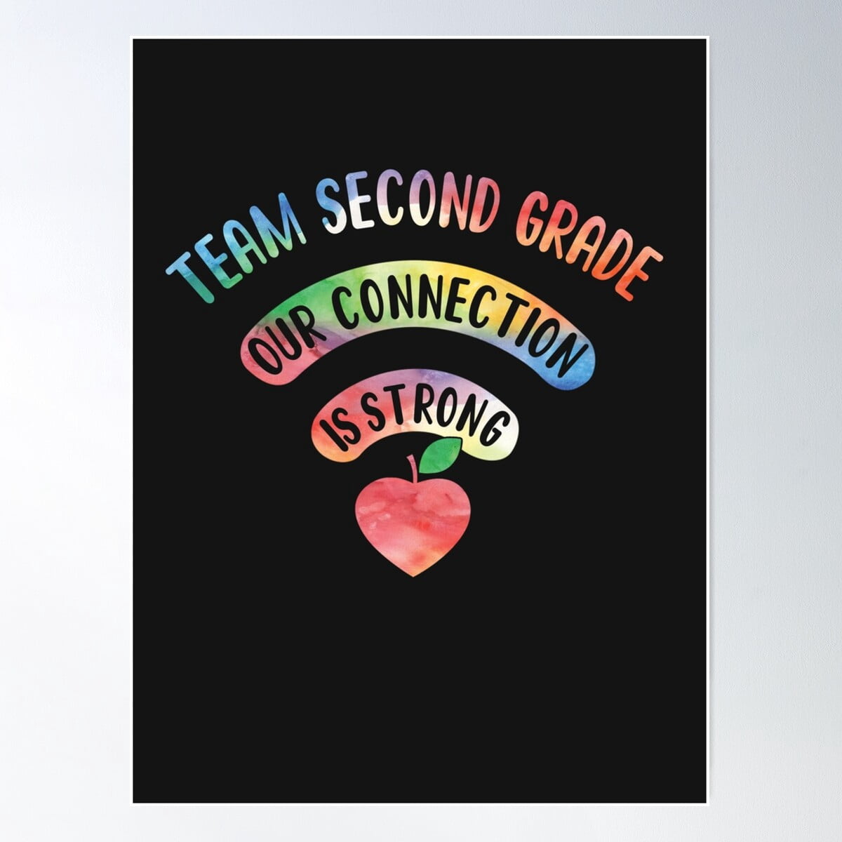 Team Second Grade Our Connection Is Strong Poster Wall Art, Modern Wall ...